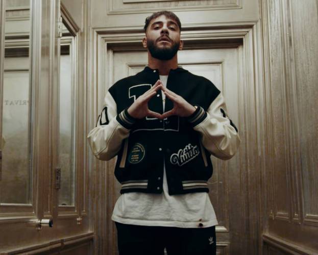 Samra 6 Uhr Outfit: Balenciaga, Armband, Rolex, Louis Vuitton, Adidas