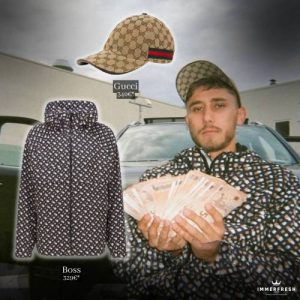 Musso Outfit: Rapper Style Check mit Moncler Weste, Nike, Gucci Cap